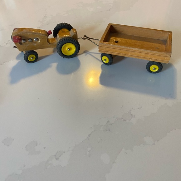 Toys | Vtg Wooden Toy Tractor Made In Germany Verhofa | Poshmark
